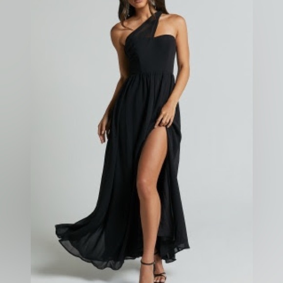Showpo. | Dresses | Amorette Maxi Dress One Shoulder Detail Gown Dress ...